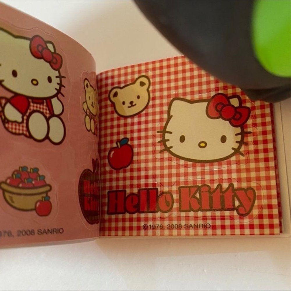 Sanrio Hello Kitty 1976 2008 Mini Sticker Book - Gem